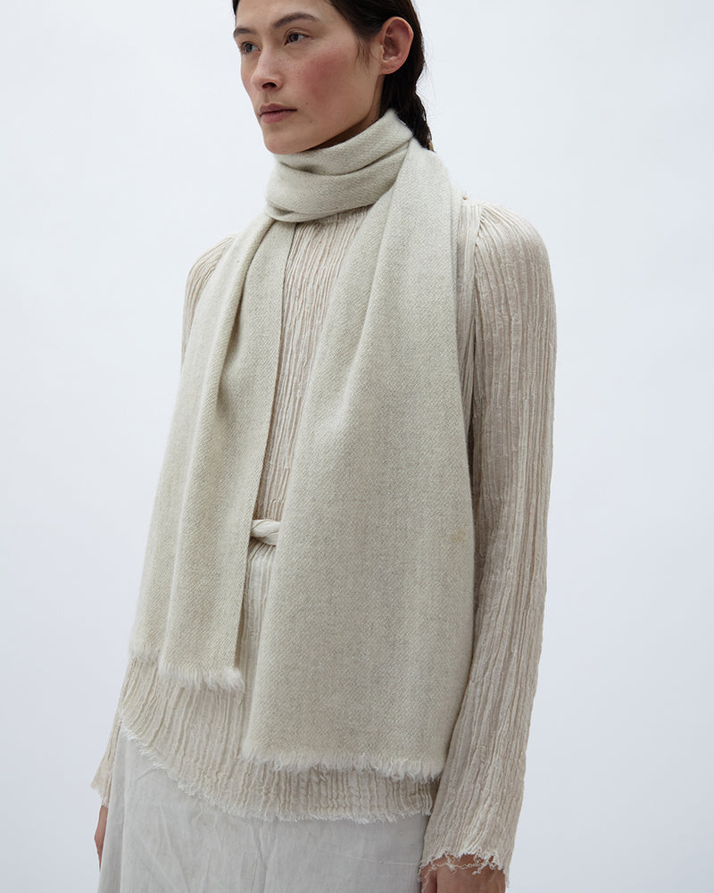 Classic Skinny Yak Wool Scarf, Ethical Scarves from Norlha