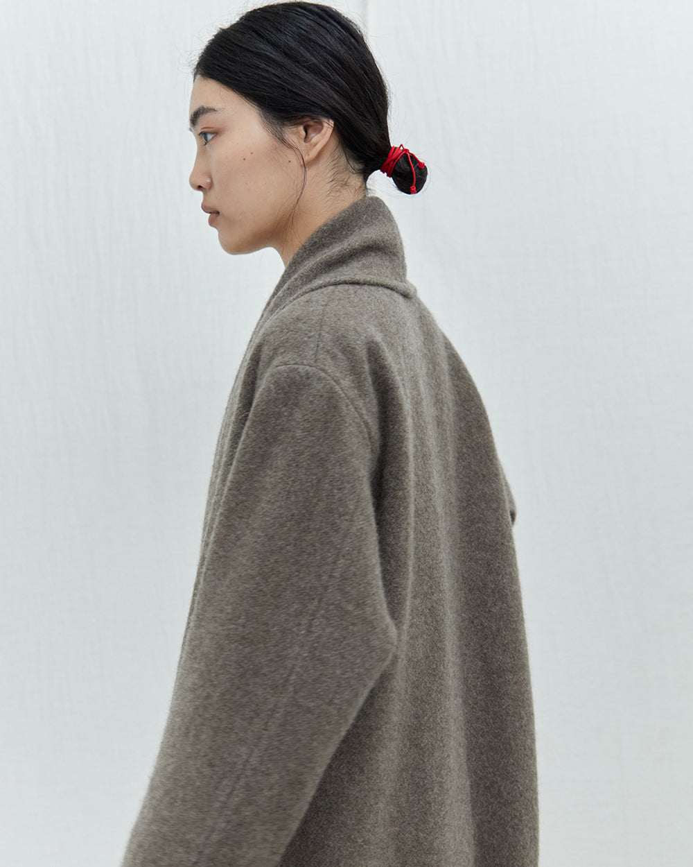Women's Shawl-Collar Coat. Luxuriously soft wool coats from Norlha