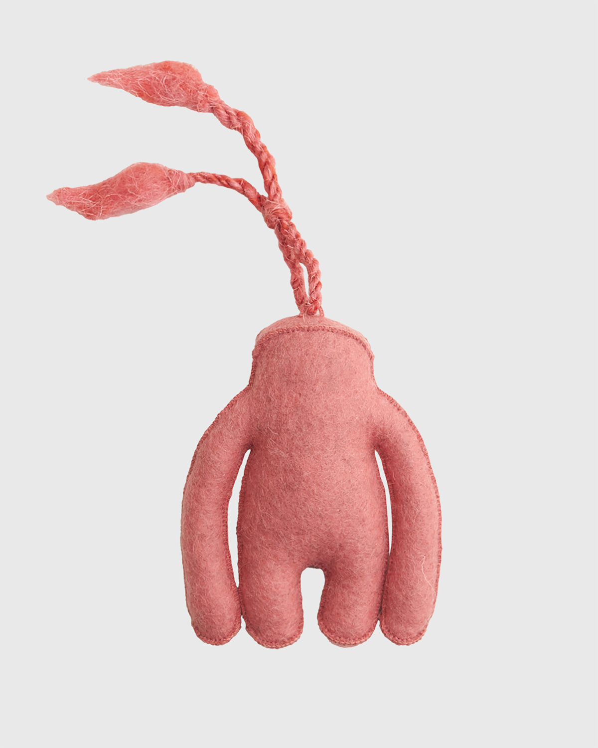 Pink Yeti Toy. Sustainable and ethically made toys from Norlha Atelier