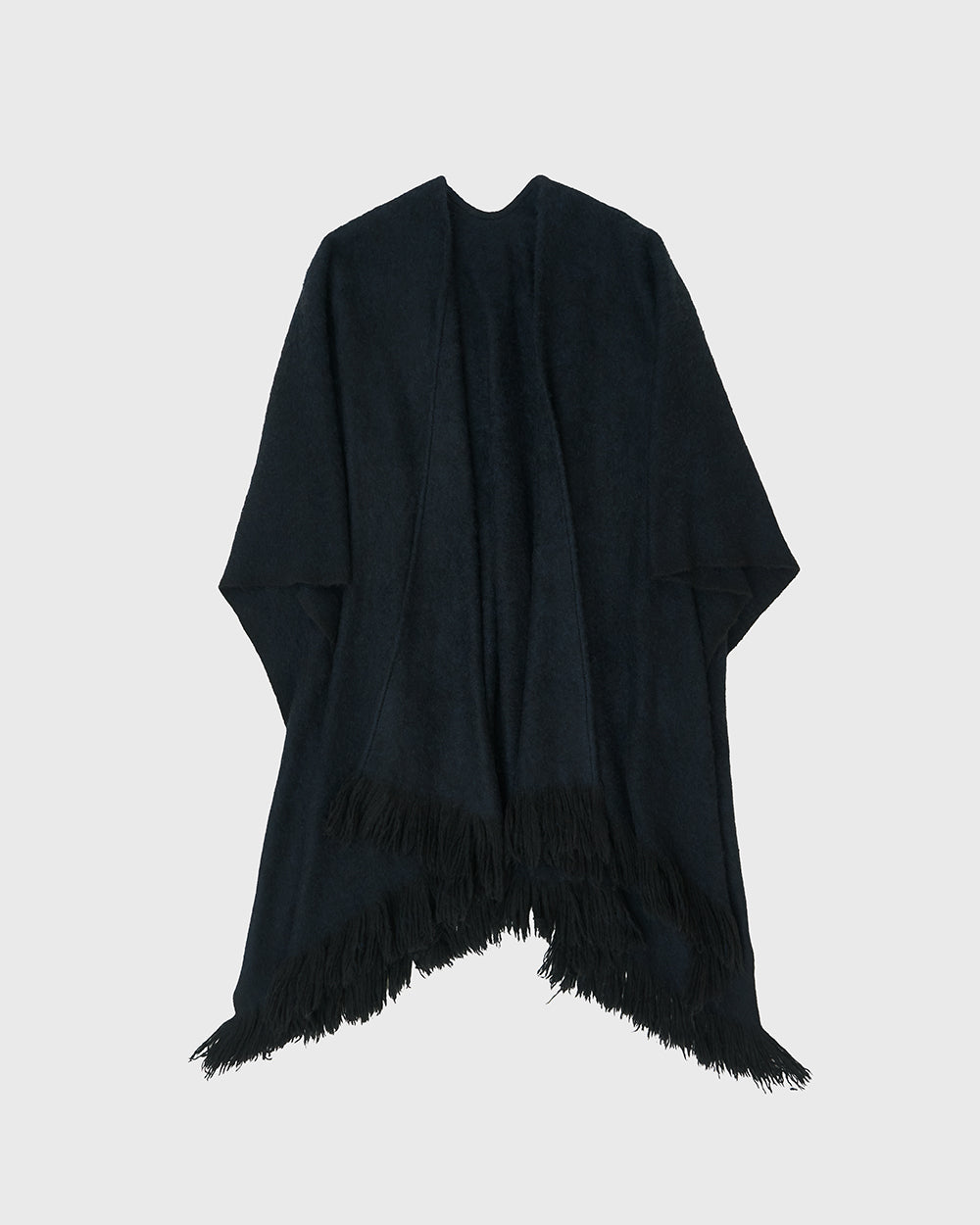 Split Cape. Luxury yak wool capes and ponchos from Norlha Atelier