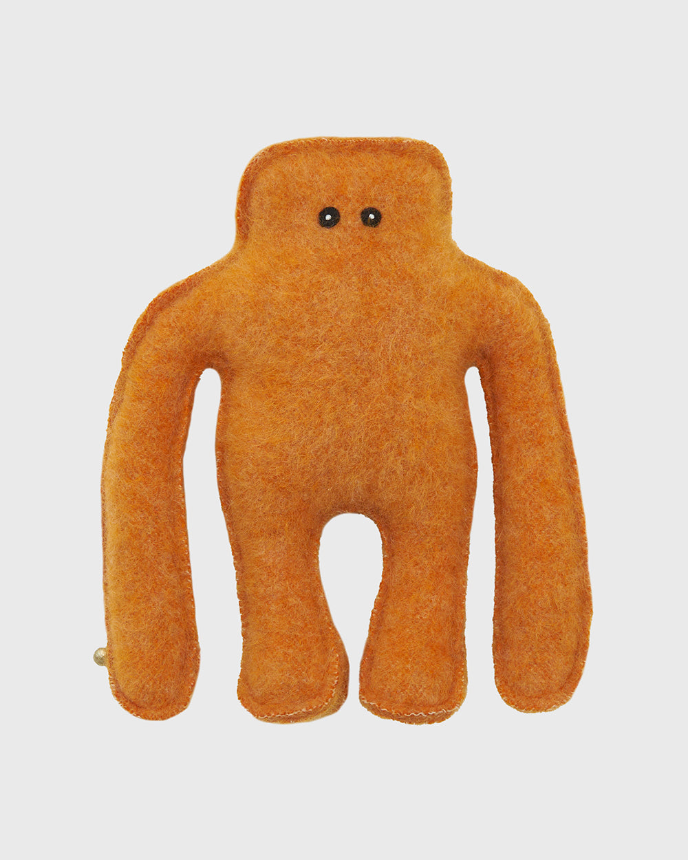 Orange Yeti Toy. Sustainably made felt toys from b-corp Norlha Atelier